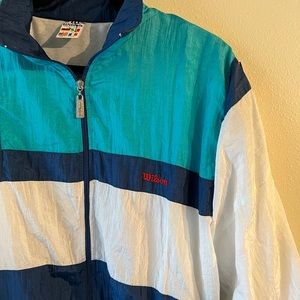 Wilson | Jackets & Coats | Vintage Wilson Retro Windbreaker | Poshmark